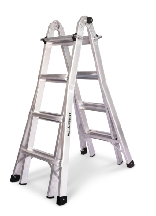 Mastercraft CSA Grade 1 Aluminum Multi-Task Ladder, 17-ft, 250-lb ...